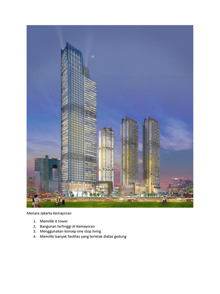 Menara Jakarta | PDF | Seni