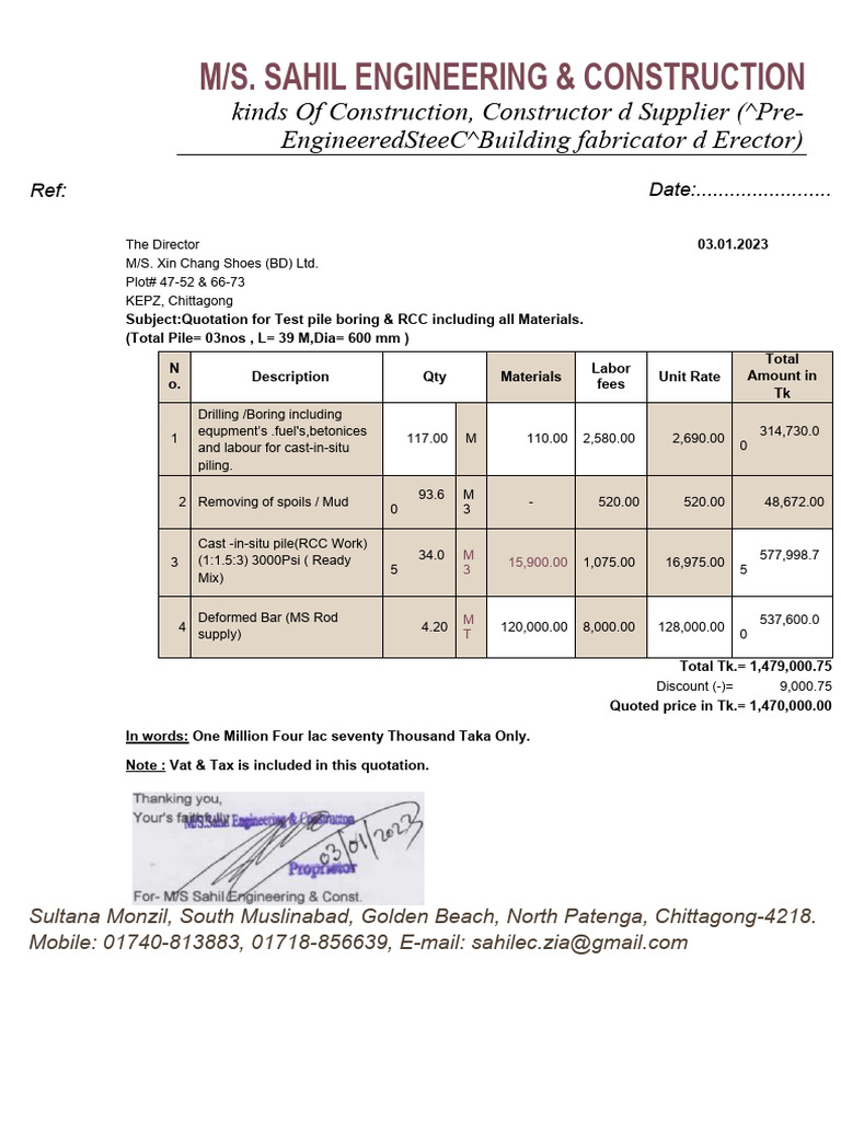 Good Wood Invoice-01 | PDF | Taxes | Economies