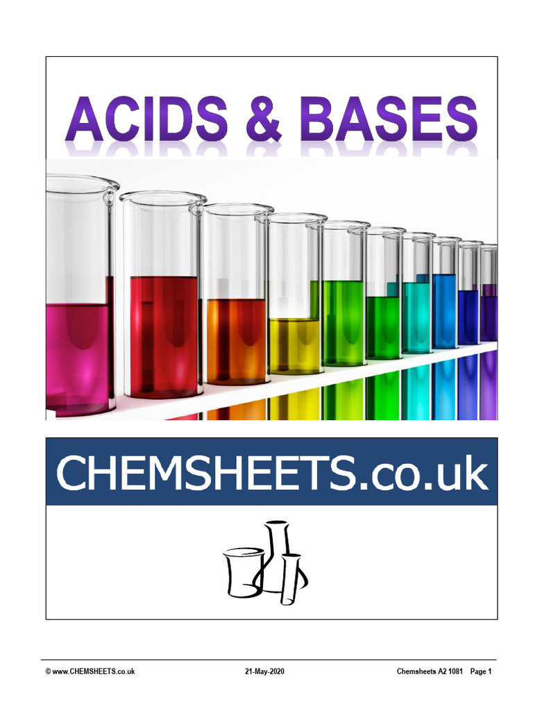 Acids and Bases | PDF | Buffer Solution | Acid