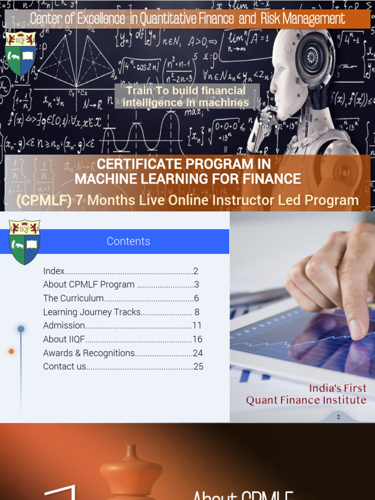 Iiqf Ai ML | PDF | Machine Learning | Eigenvalues And Eigenvectors