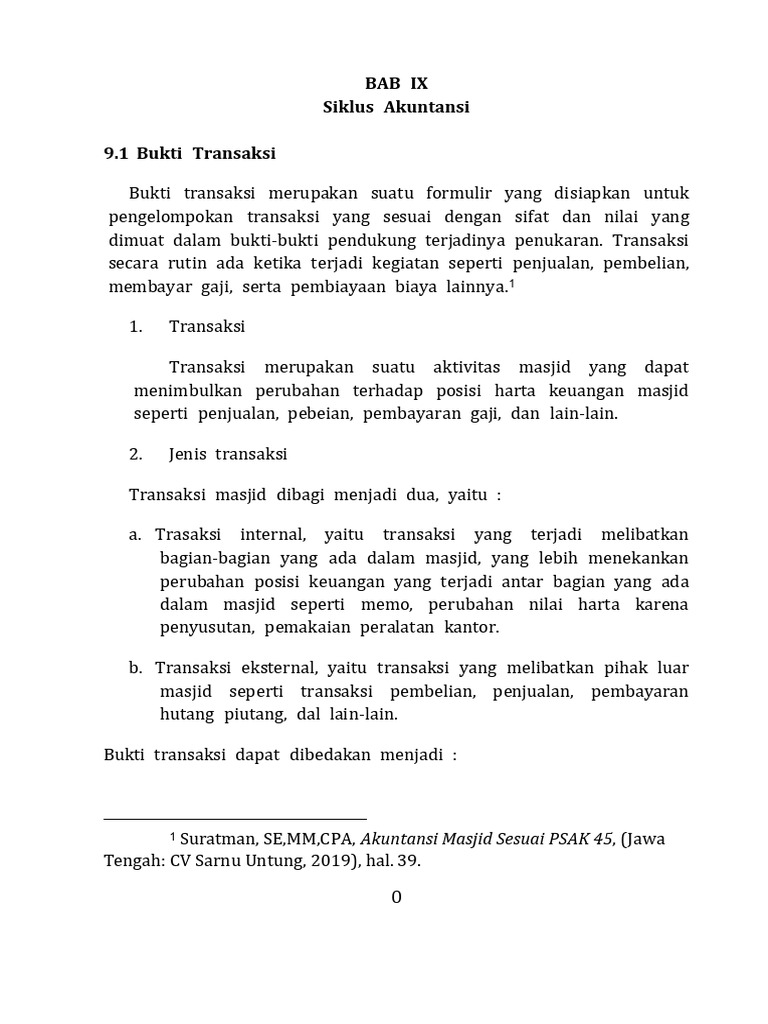 BAB IX... Transaksi | PDF