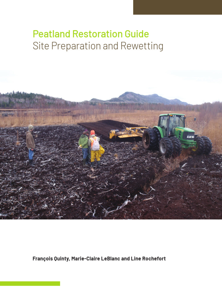 Peatland Restoration: Site Prep & Rewetting | PDF | Peat | Dam
