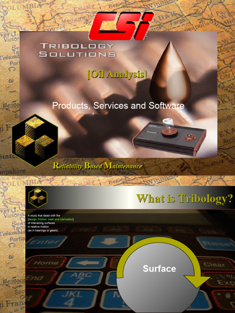 60 Minute Tribology Presentation | PDF | Wear | Bearing (Mechanical)