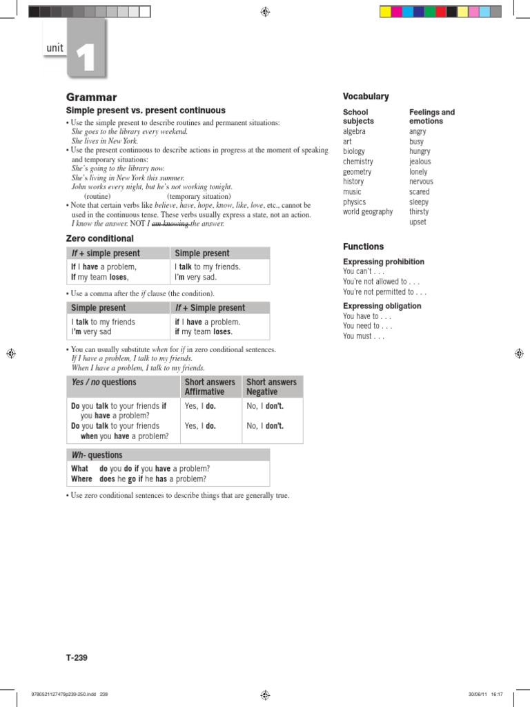 Level 3 Summary | PDF | Adverb | Clause