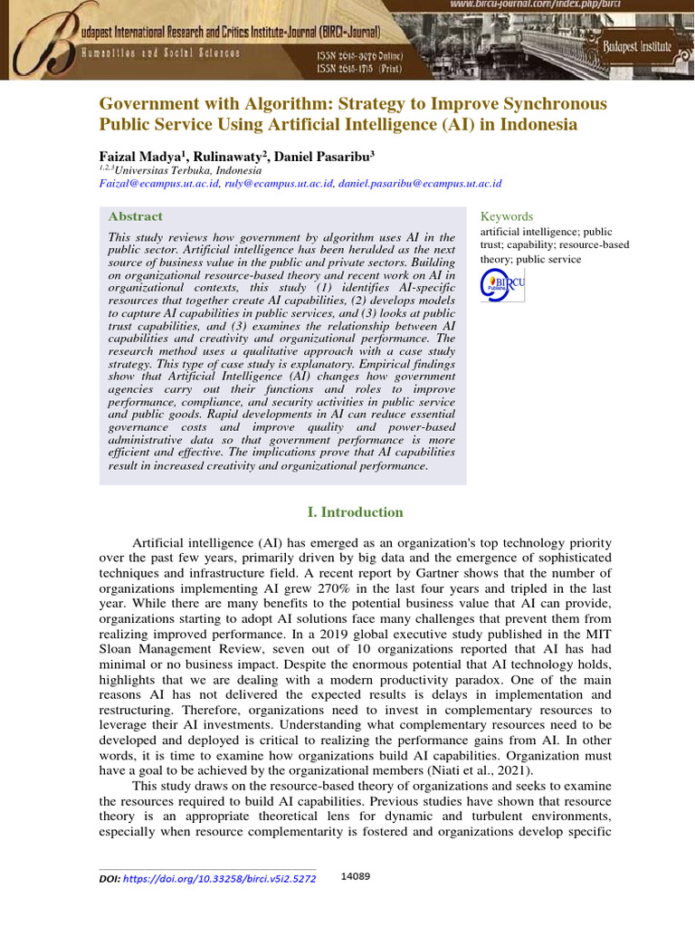 Government With Algorithm Strategy To Improve Sync | PDF | Artificial Intelligence ...