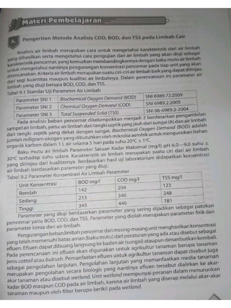 Analisa Limbah Cair | PDF