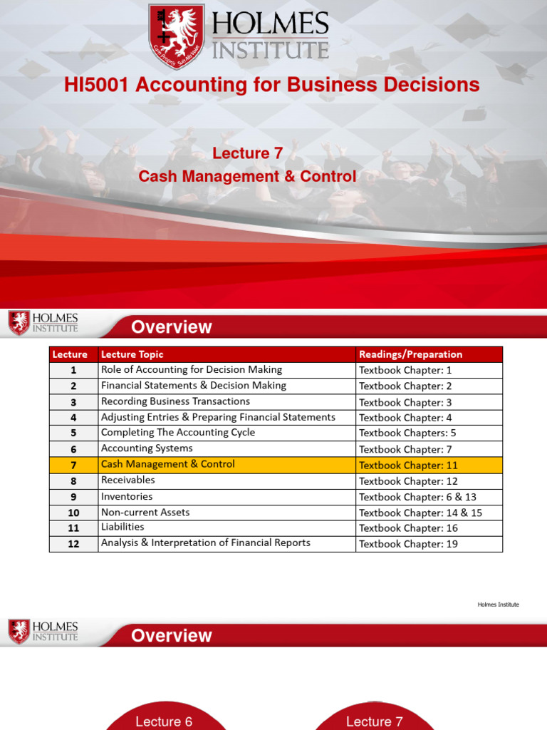 HI5001 - Lecture 8 - Version 3 | PDF | Debits And Credits | Cheque