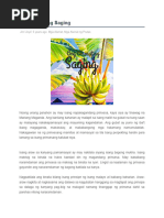 Ang Alamat NG Saging | PDF