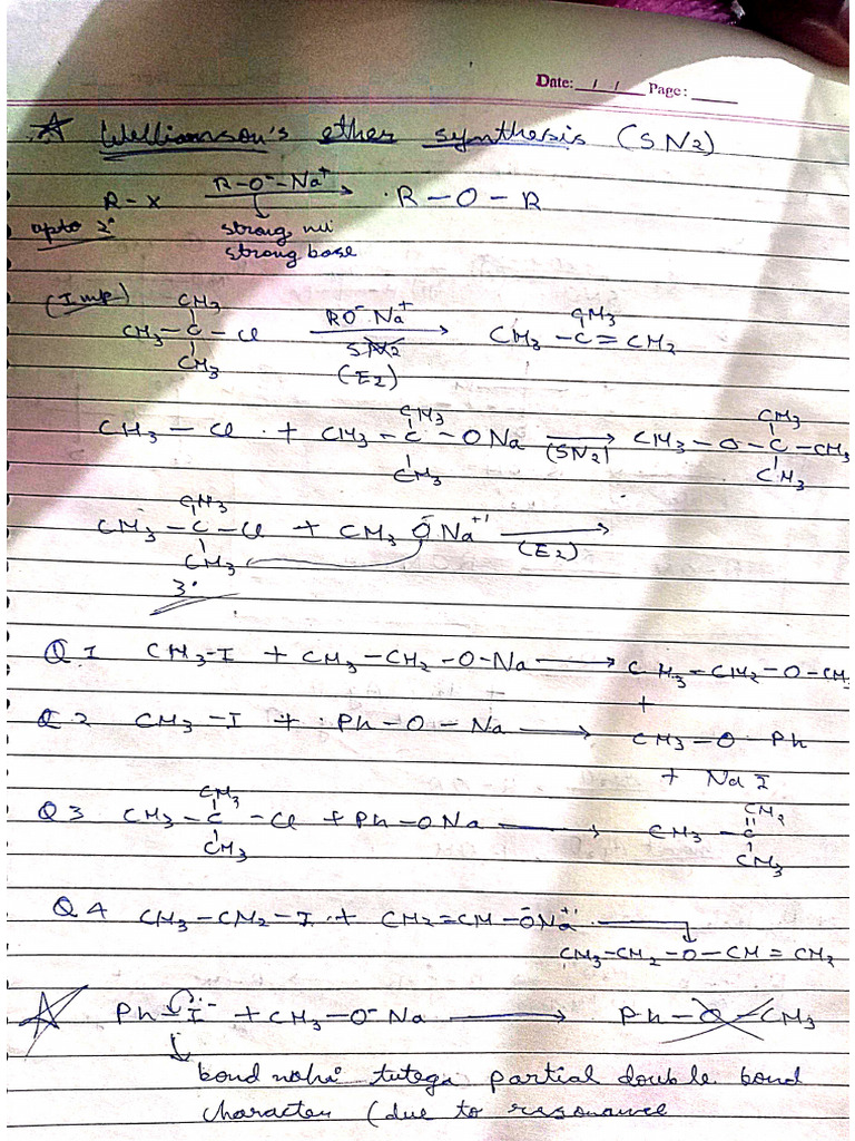 Williamson Ether Synthesis By Sb Pdf