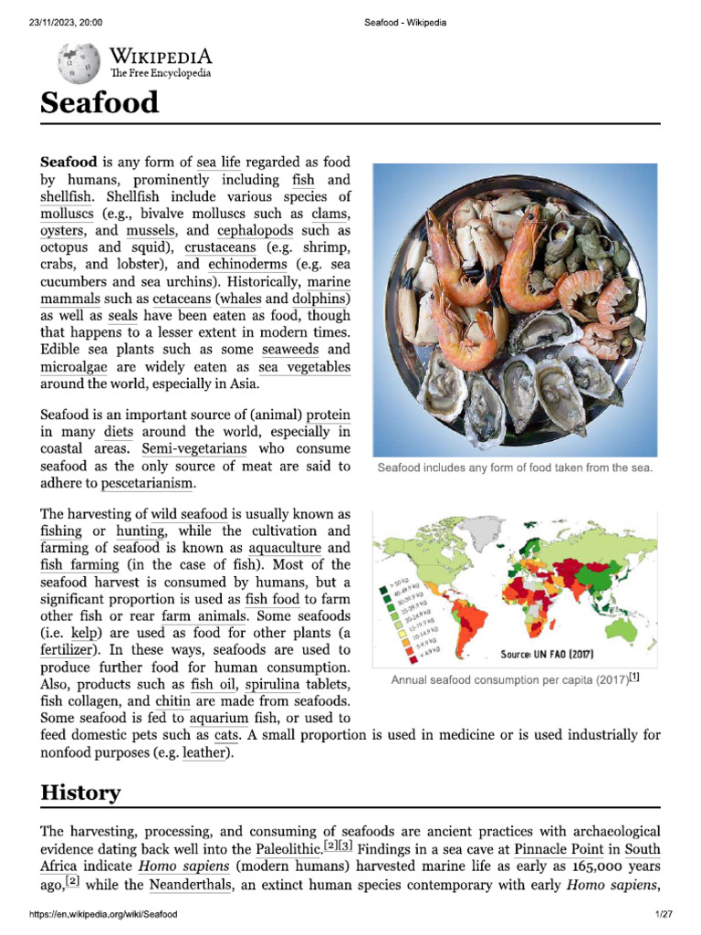 Seafood | PDF