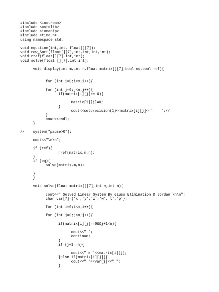 Rref Ref | PDF | Computer Programming | Mathematical Objects
