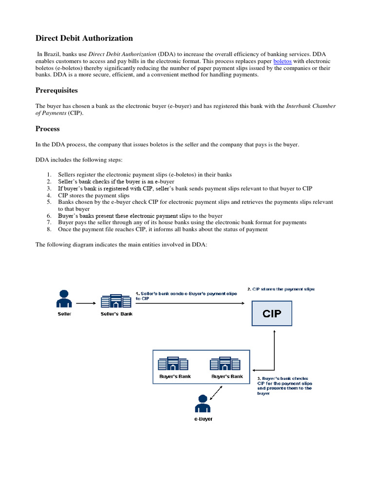 Direct Debit Authorization 1 | PDF | Banks | Payments