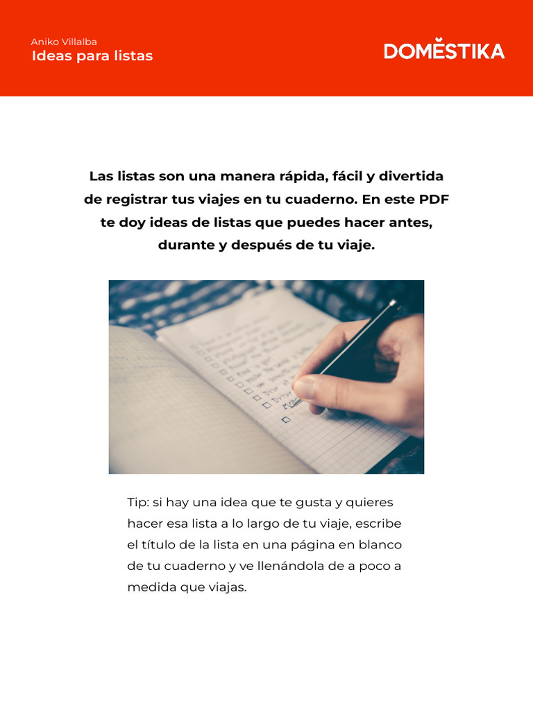 U3_01_Más ideas para listas | PDF