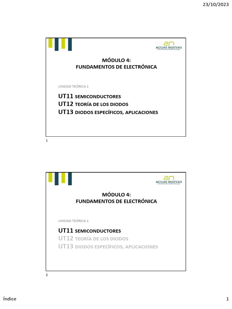 UT11 Semiconductores-40112 | PDF | Semiconductores | Unión PN