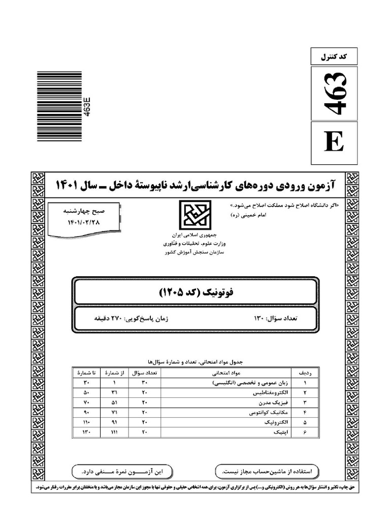 فوتونیک ، فیزیک جدید1401 | PDF