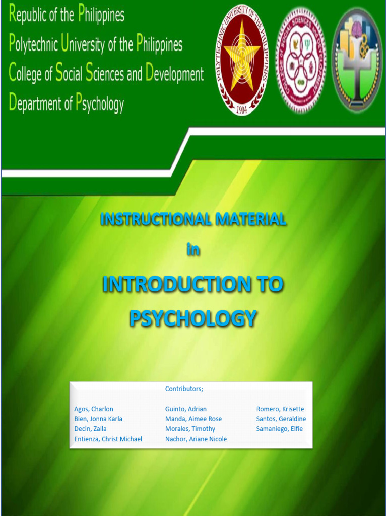 Introduction To Psychology | PDF | Psychology | Mind