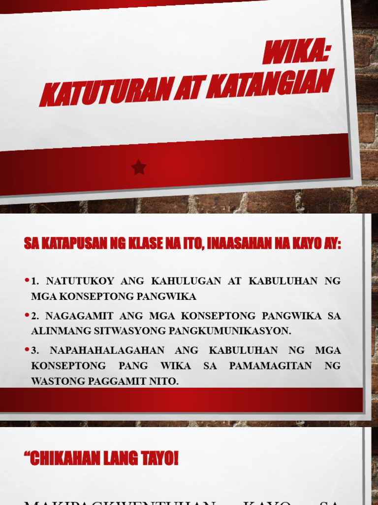 Konseptong-Pangwika ppt1 | PDF