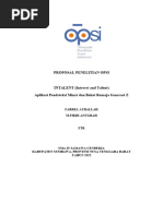 Proposal Opsi 2024 | PDF