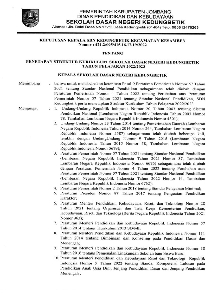 Sk Pbm 2022 2023 Ganjil Genap Pdf