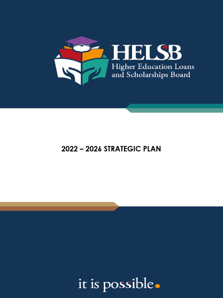 HELSB Strategic Plan 2022 2026 | PDF | Strategic Planning | Regulatory ...