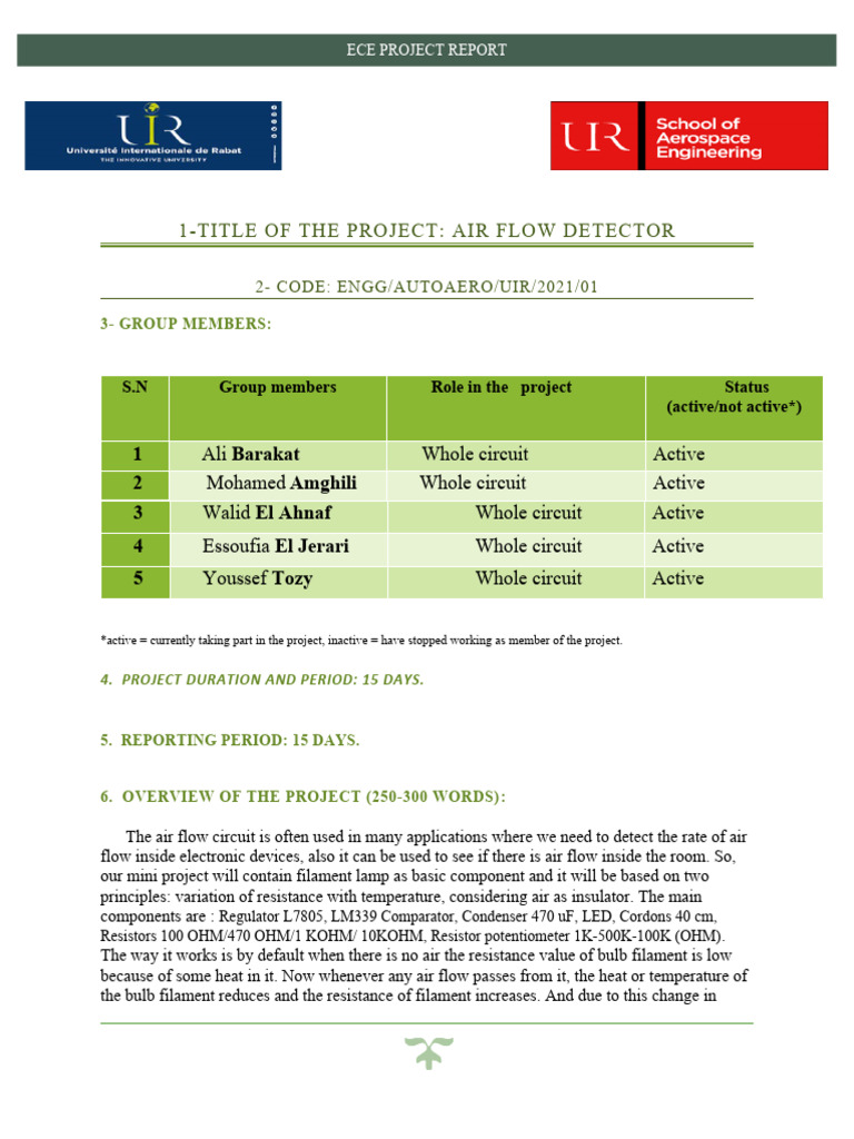 Report ECE | PDF | Electrical Resistance And Conductance | Resistor