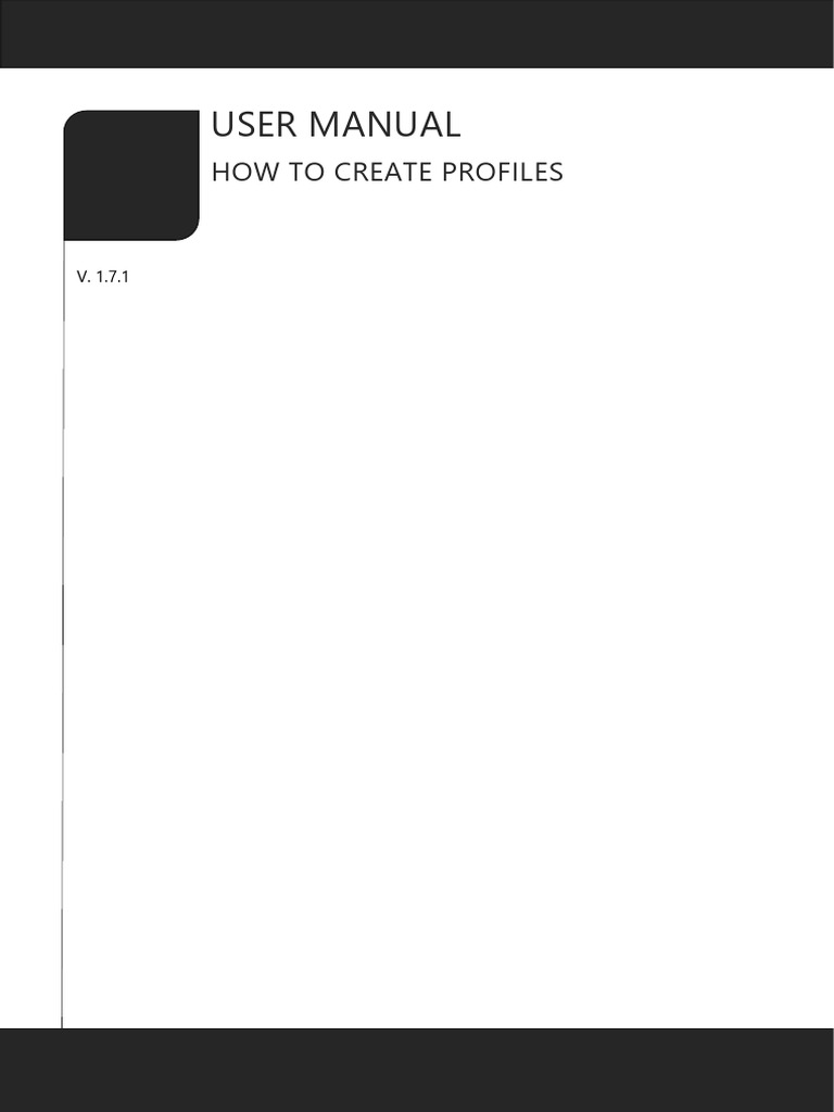 How To Create Profiles | PDF | Rgb Color Model | Software