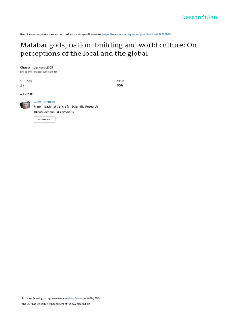 05 Malabar Gods | PDF | Kerala | Deities