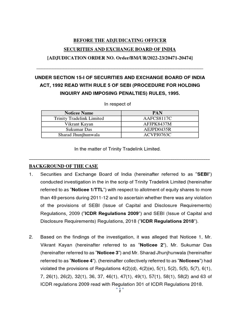 1 | PDF | Stocks | Securities (Finance)