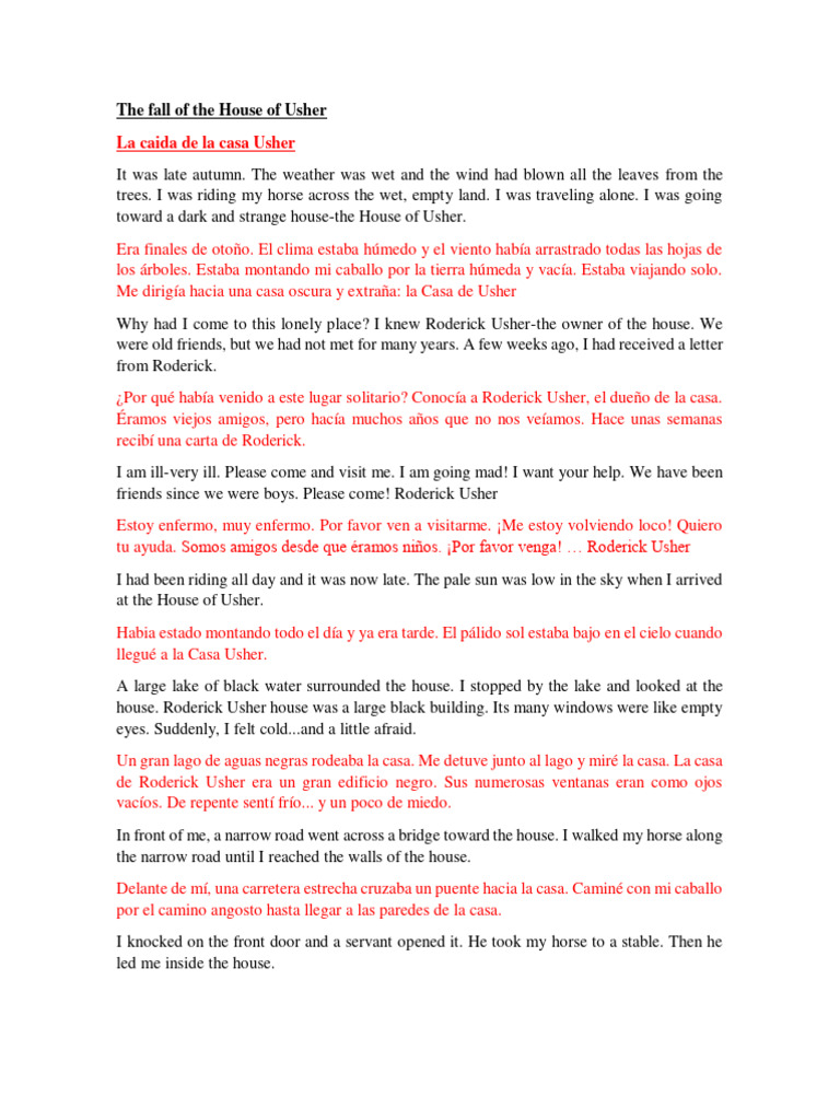 The Fall of The House of Usher | PDF