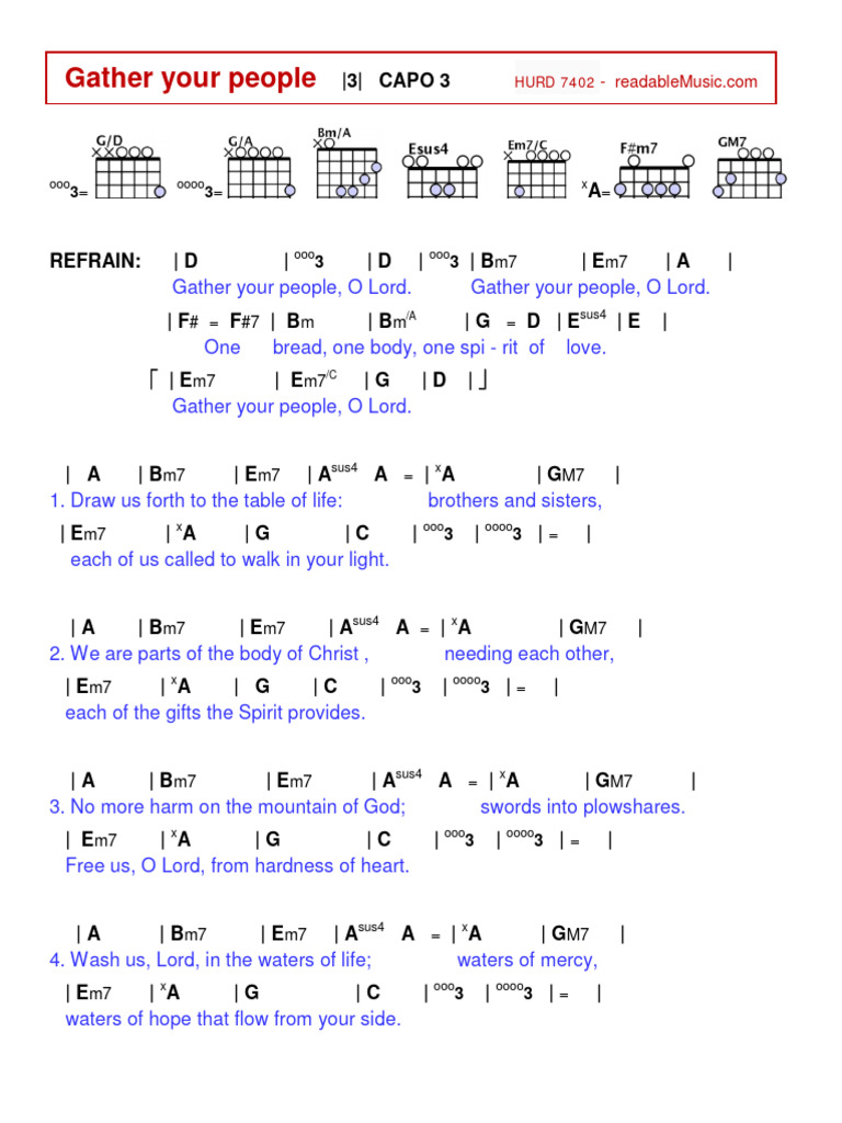 Gather Your People - Bob Hurd - Chords | PDF