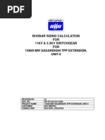 Busbar Selection Chart | PDF | Power Engineering | Electromagnetism