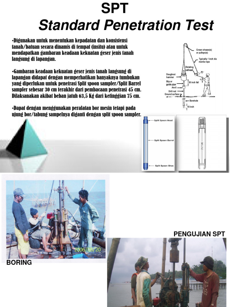 Panduan Lengkap Pengujian SPT Tanah | PDF