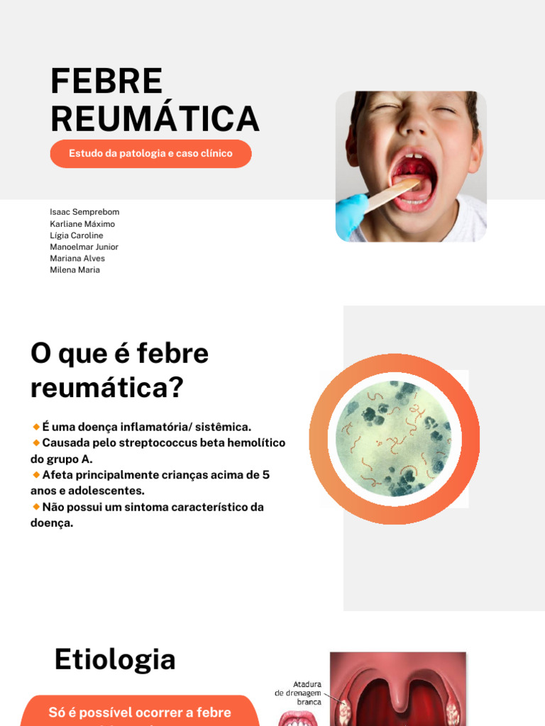 Tde Reumato - Febre Reumática | PDF | Febre | Inflamação