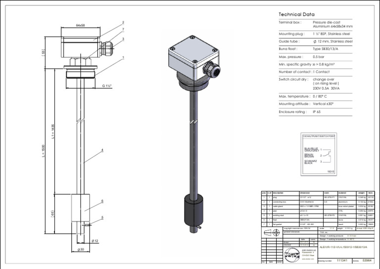 KSR Level Sensor | PDF | Equipment | Physical Sciences