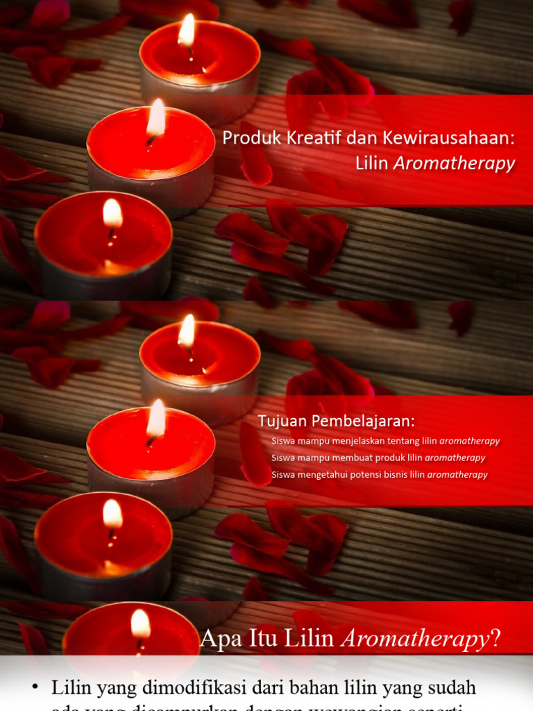 Kelas Membuat Lilin Aromaterapi | PDF | Karier & Perkembangan | Memasak ...