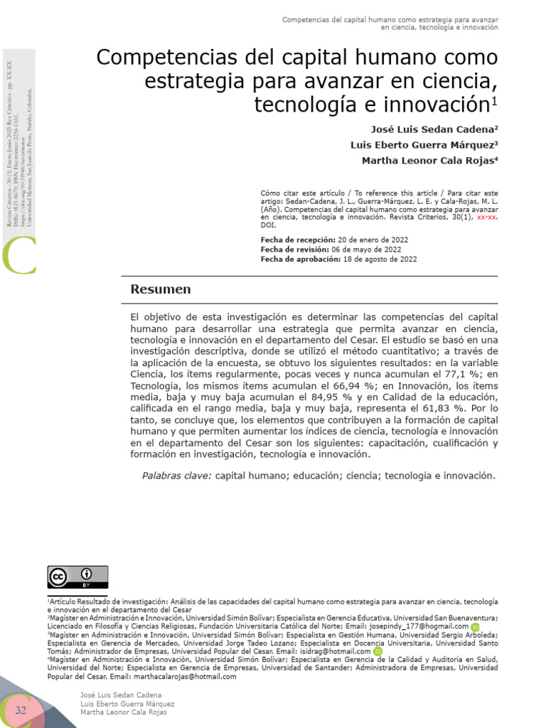 Articulo Publicado | PDF | Conocimiento | Colombia