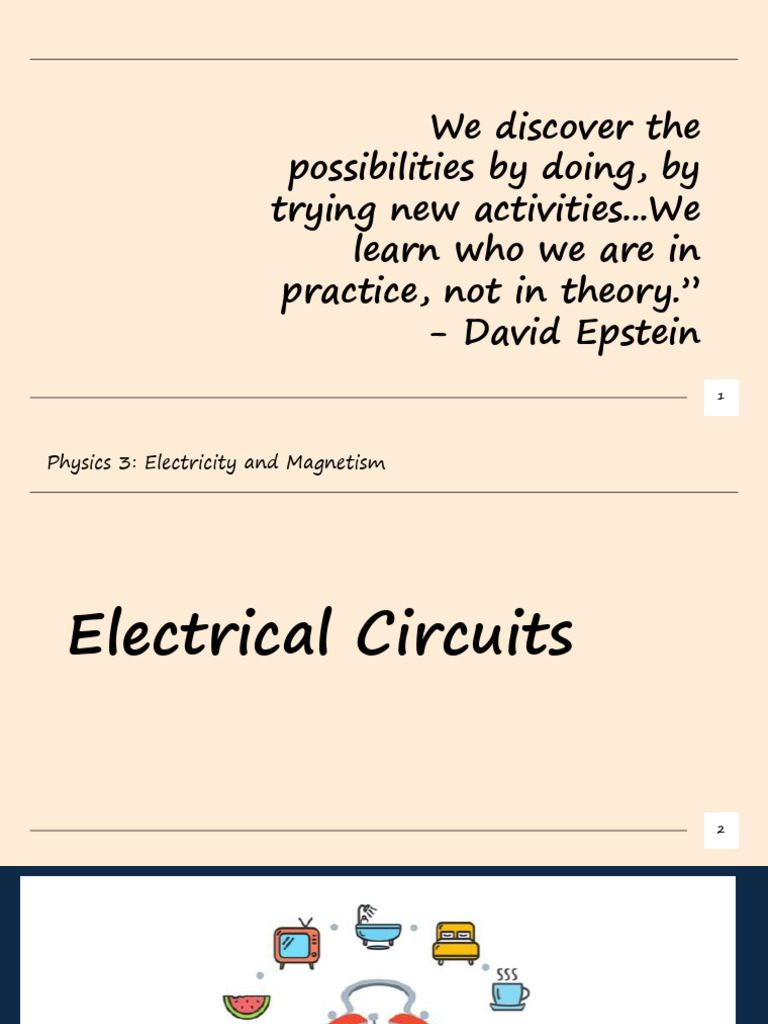 Phys 3 Electrical Circuits | PDF | Incandescent Light Bulb | Switch