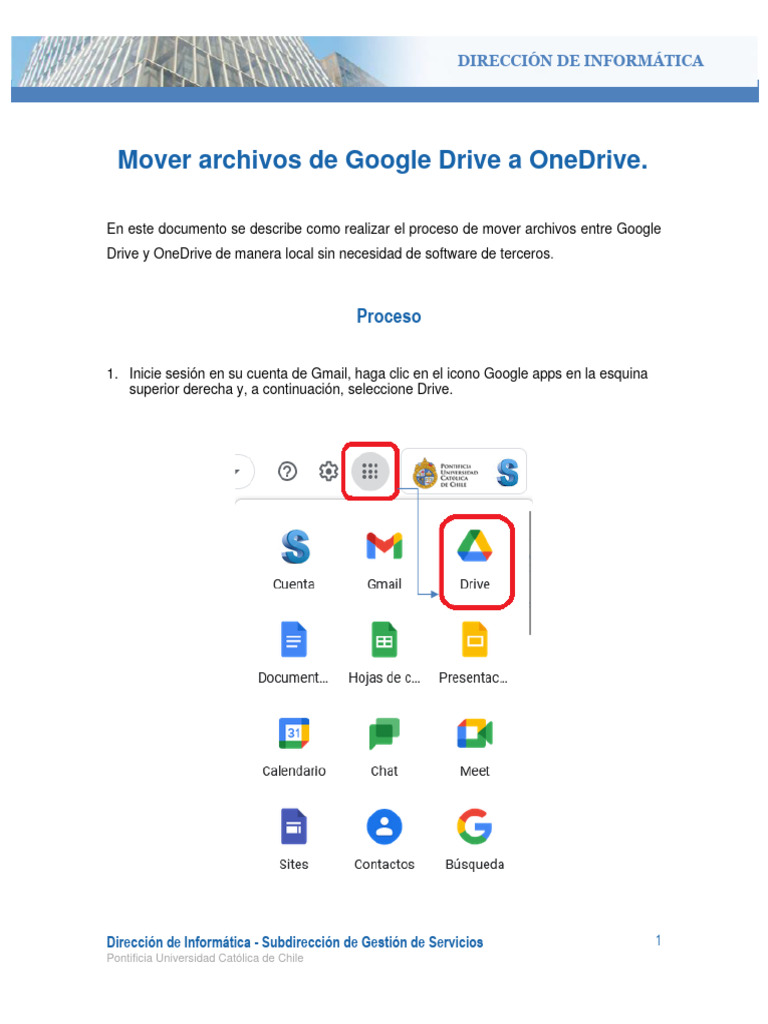 Como Migrar Los Documentos de Gdrive A OneDrive-localmente Windows v1 | PDF Como Migrar Los Documentos de Gdrive A OneDrive-localmente Windows v1 | PDF