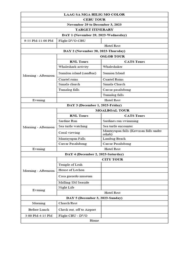 Laag Sa Mga Hilig Mo Color | PDF