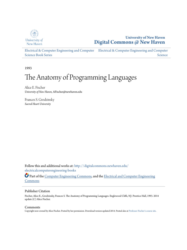 The Anatomy of Programming Languages | PDF | Modular Programming ...