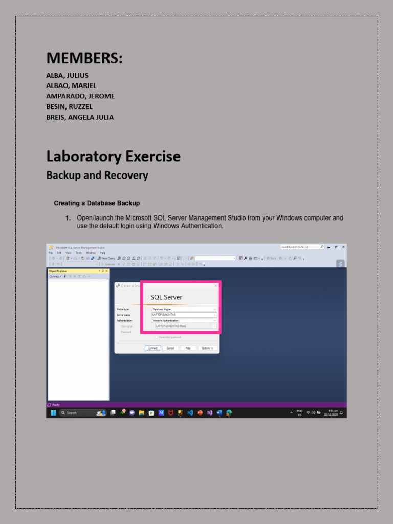 06 LabExercise | PDF | Computer File | Backup