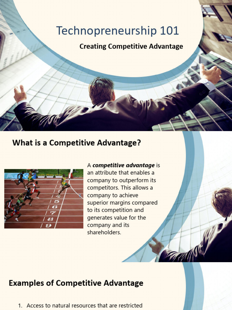 9 Creating Competitive Advantage | PDF | Competitive Advantage | Financial Markets
