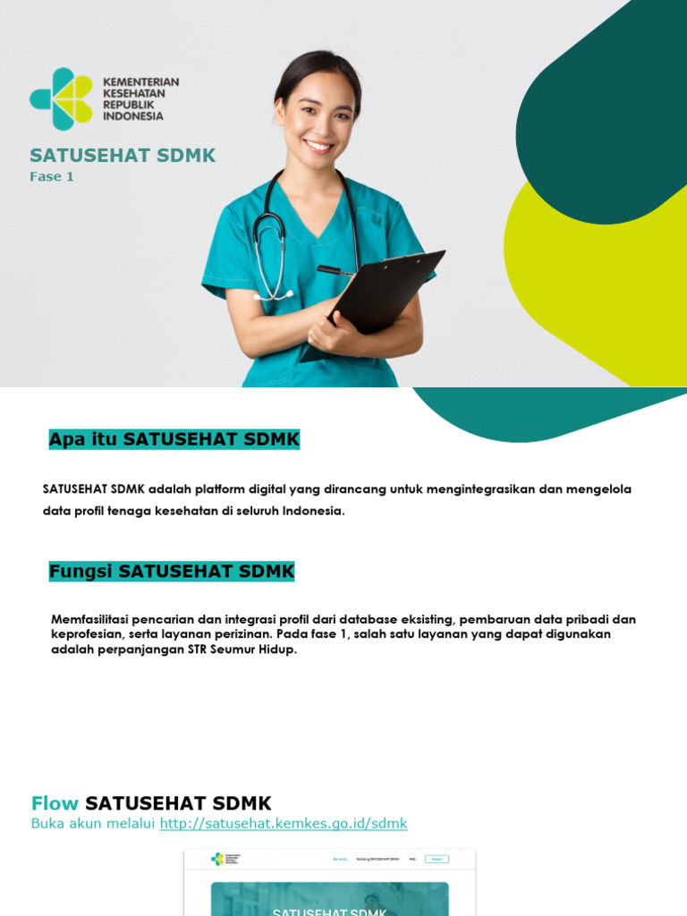 Panduan Penggunaan SATUSEHAT SDMK | PDF