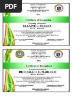 Certificate For SSG Officers | PDF