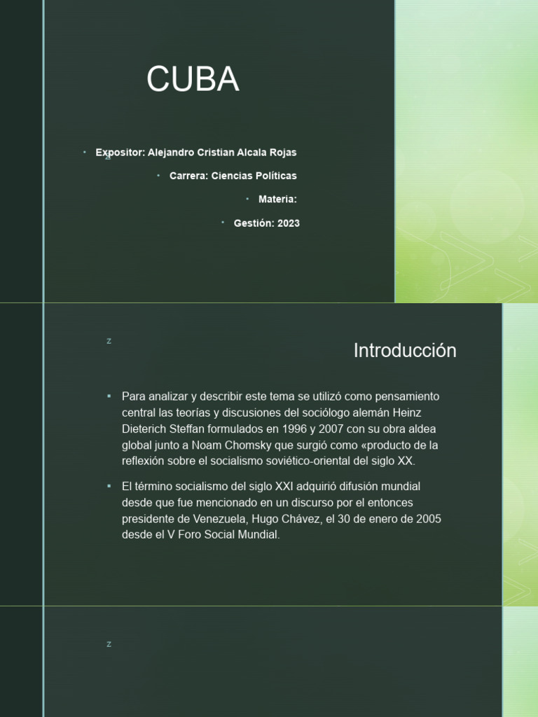 Cuba | PDF | Cuba | Socialismo