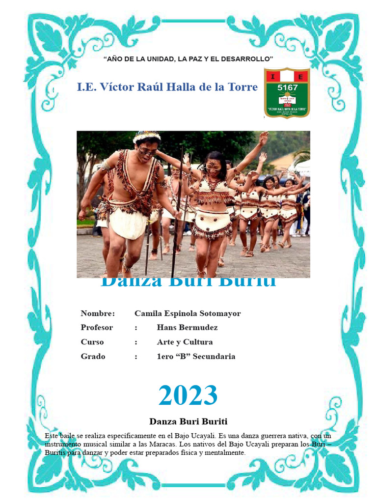 Danza Buri Buriti: Tradición y Significado | PDF