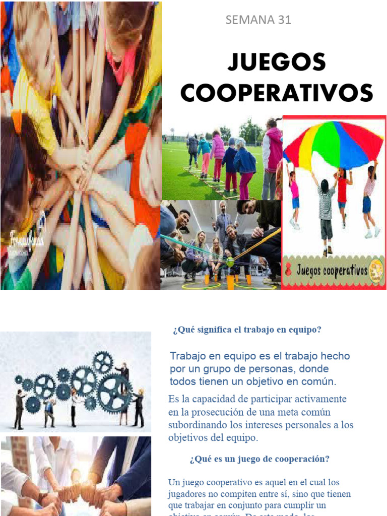 Juegos Cooperativos | PDF | Ciencias del comportamiento
