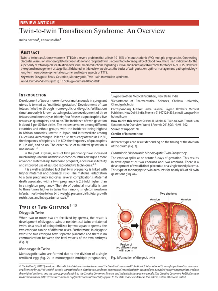 Wjoa 2 96 | PDF | Twin | Multiple Births