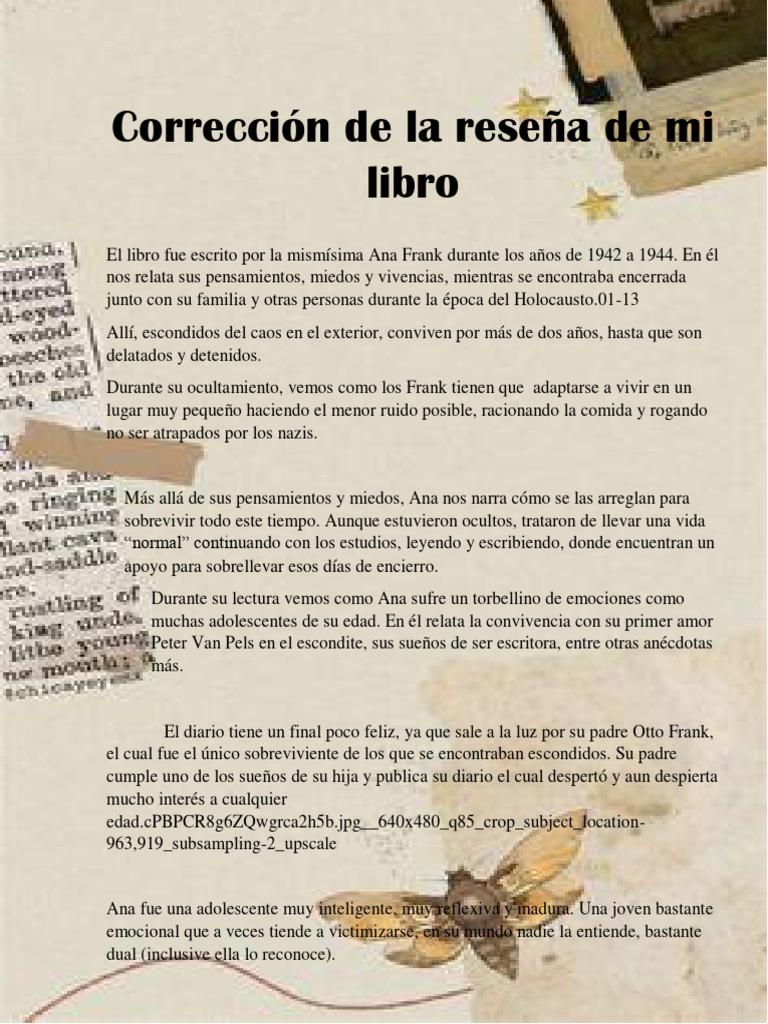 Corrección de La Reseña de Mi Libro | PDF | Ficción general