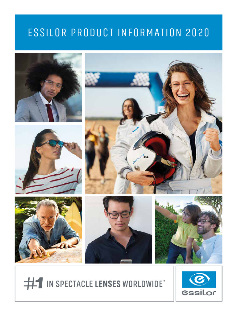 2020 Essilor Product Information | PDF | Eye | Optics